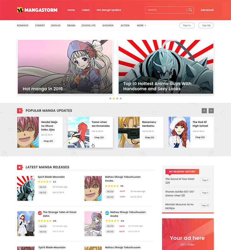 7+ Best WordPress Comics Themes | Siteefy