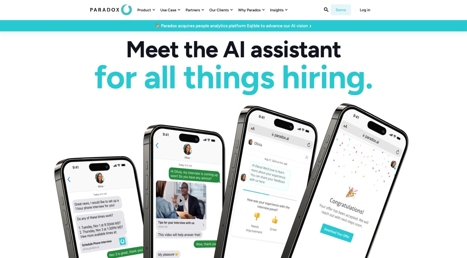 Paradox - AI-Powered Conversational Hiring Software for Faster ...
