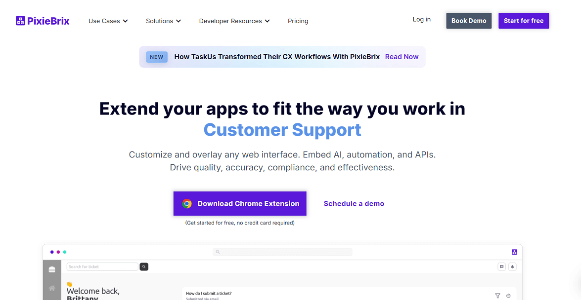 Pixiebrix - AI-Powered Low-Code Web App Customization & Automation Platform | Siteefy